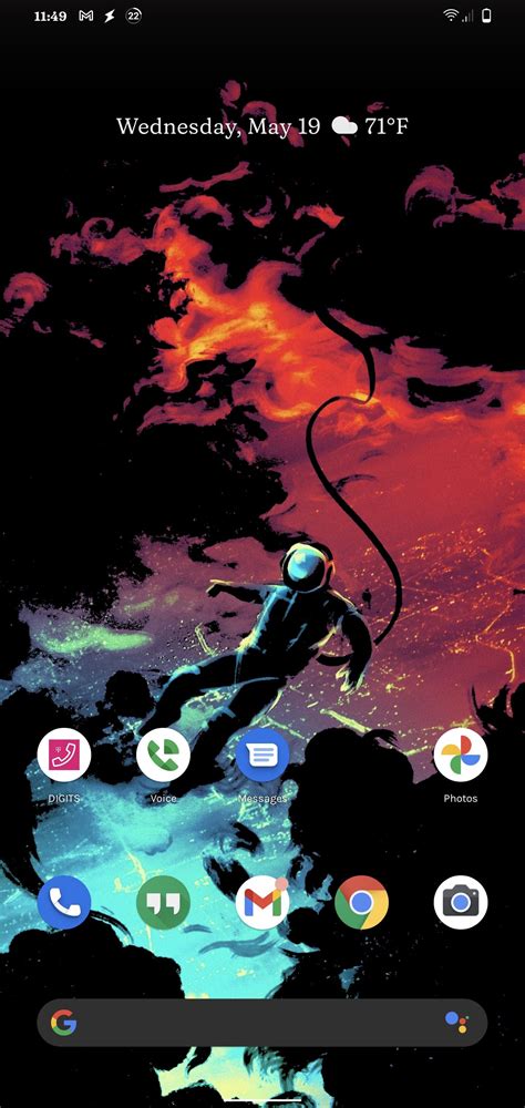Android 12 Different Highlight Color Font And Display Size No Widgets Previous Widgets Were