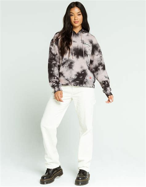 Dickies Tie Dye Womens Hoodie Pink Combo Tillys