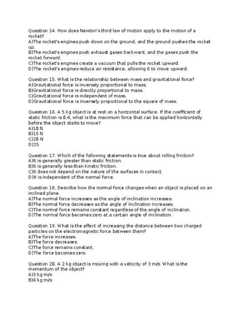Types Of Forces Physics Exam By Sanchez Science Tpt