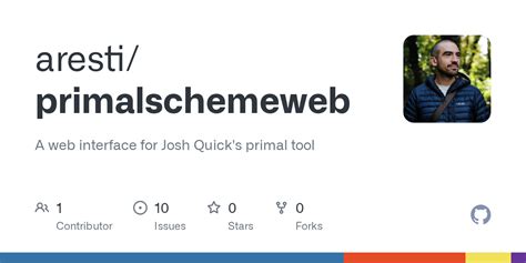 Github Arestiprimalschemeweb A Web Interface For Josh Quicks