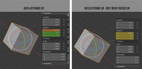 auto keyframe creating keyframes on unmodified values animation and