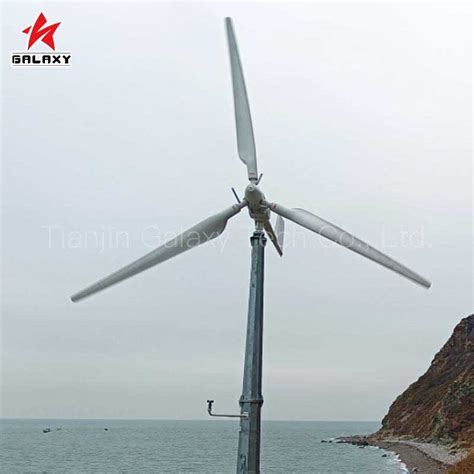 Low Cost High Efficiency Remotely Monitored 5kw Variable Pitch Wind