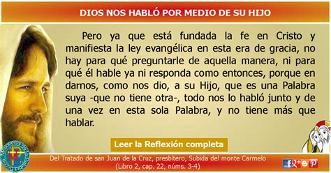 MISIONEROS DE LA PALABRA DIVINA REFLEXIÓN DIOS NOS HABLÓ POR MEDIO DE SU HIJO