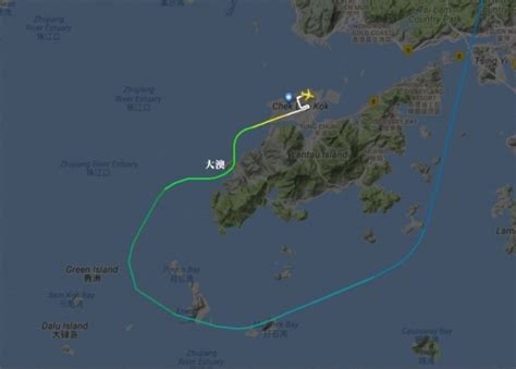 國航飛機在香港險撞山 澳門力報官網