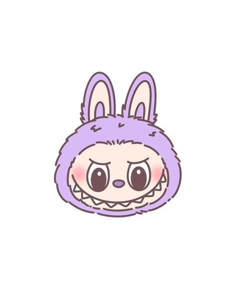 Labubu Face Template