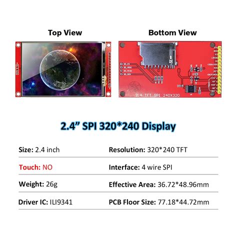 LAFVIN 2 4 2 8 3 2 3 5 Inch Tft Lcd Touch Display Screen Panel 320x240