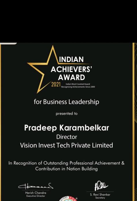 Pradeep Karambelkar On Linkedin Thanks For This Recognition 22 Comments