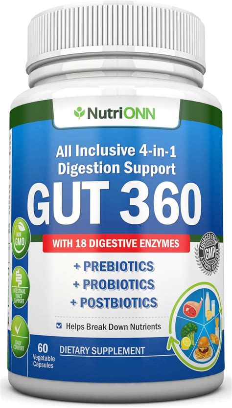 4 In 1 Probiotics Prebiotics And Postbiotics With 18