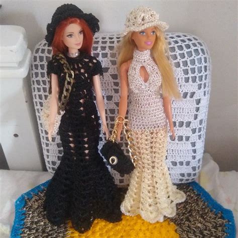 Pin De Maminette Maminette Em B Barbie Jolie Robe Longue Au Crochet
