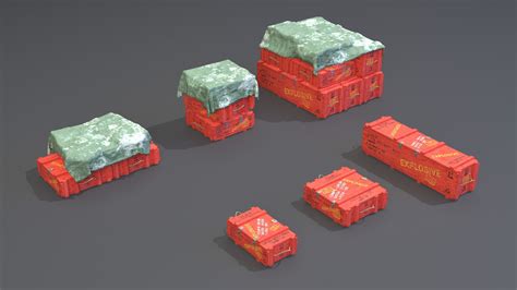 Pbr Wooden Crates Pack Superhive Formerly Blender Market