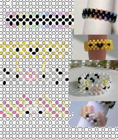 колечки Бисероплетение Техники плетения бисером Бисер