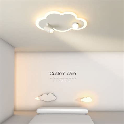 创意儿童房灯led吸顶灯现代简约温馨云朵客厅灯北欧主卧室灯灯具 虎窝淘