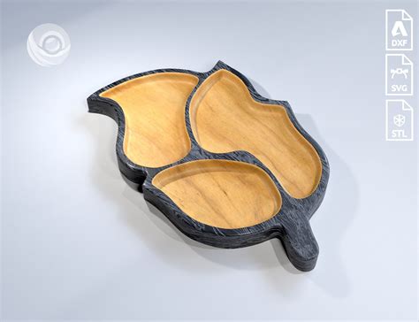 Set Of Custom Rolling Tray Cnc Router Files Stl 3d Print Files Router Template Dxf Svg Files