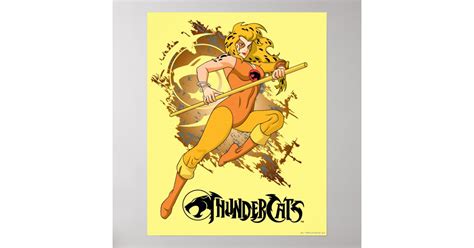 Thundercats Cheetara Character Graphic Poster Zazzle