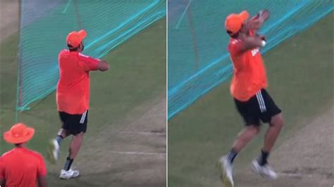 CWC 2023 Fans React To Rohit Sharma Bowling In Nets Ahead Of