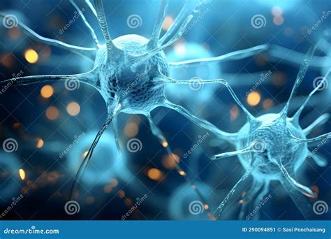Microscopic Nerve Endings Stock Image 73373347