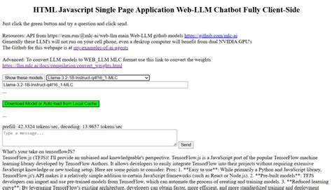 Webllm Llms Webgpu Transformersjs Webaisummit2024 Webllm Webai Deepdive Transformersjs