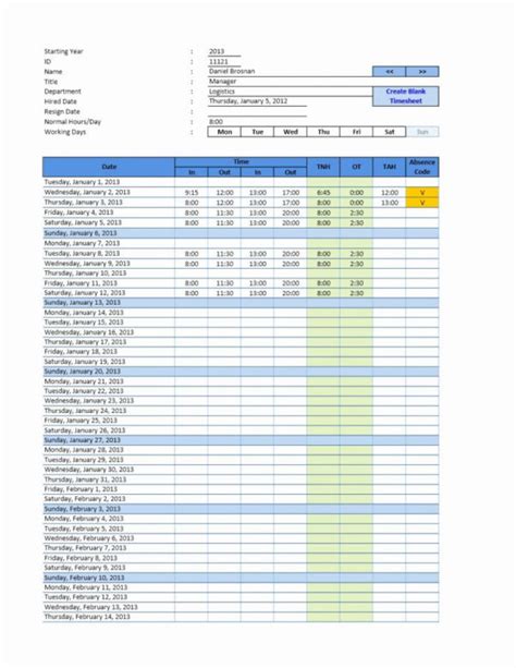 Logistics Tracking Spreadsheet Excel Within Employee Attendance