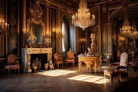 Premium Photo Illustration Of Queen Elizabeth Iis Paris House Room