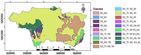 Suitable Land Allocation Map With Their Respective Degree Of