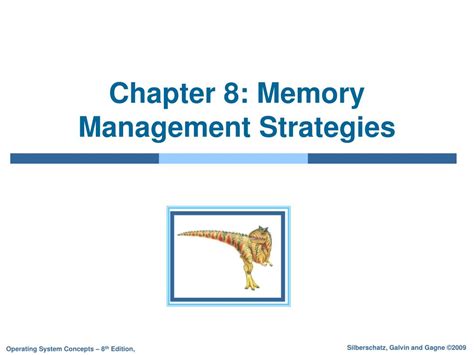 ppt chapter 8 memory management strategies powerpoint presentation