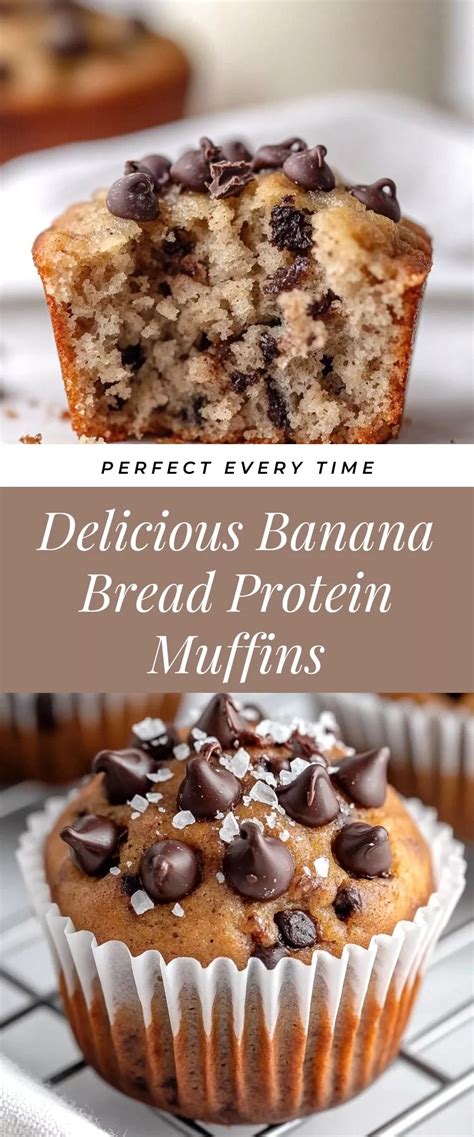 Delicious Banana Bread Protein Muffins Banana Muffins With Protein
