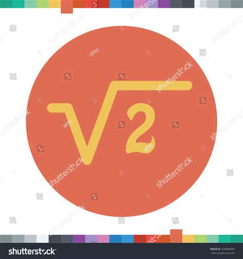 Square Root Two Icon Stock Vector Royalty Free 324600095 Shutterstock
