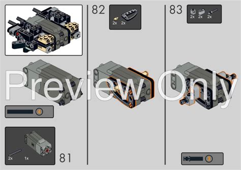 Lego Moc Delorean Rc Mod Motorization For 10300 Back To The Future Time Machine Remote