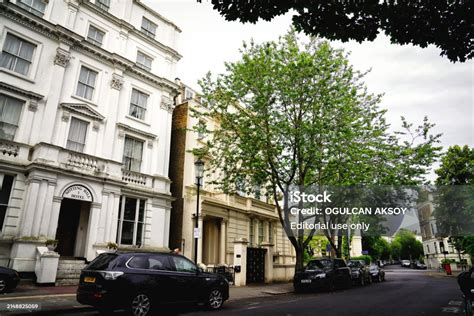 펨 브리지 빌라 펨 브리지 스퀘어 가든 빅토리아 양식과 조지 왕조 시대 건축물 노팅 힐 동네 켄싱턴과 첼시의 로얄 자치구 런던 W2 잉글랜드 영국 영국 영국 유럽 19세기에