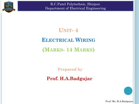 SOLUTION Electrical Wiring Ppt Studypool
