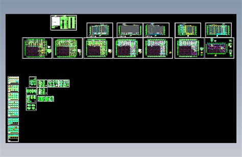 34 某地11层大型商业公寓综合体建筑设计方案图纸autocad 2000模型图纸下载 懒石网
