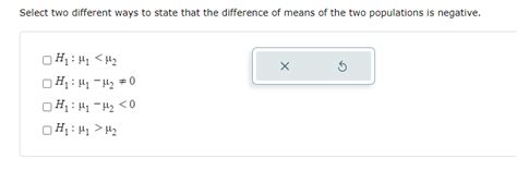 solved select two different ways to state that the