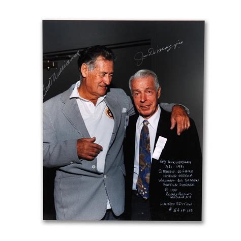 Photo Commemorating Dimaggios Streak And Williams Hitting 406