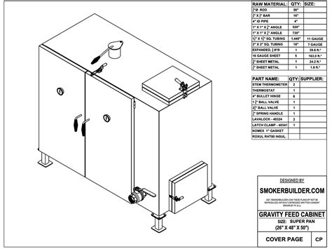 Super Pan Gravity Feed Diy Smoker Plans Smokerplans By Smokerbuilder