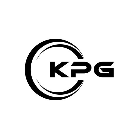 Kpg Letter Logo Design In Illustration Vector Logo Calligraphy