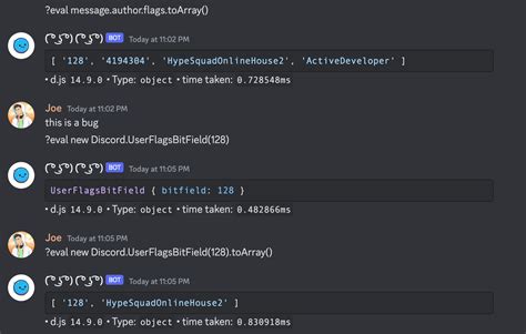 BitField ToArray Returning The Bitfield With The Bitfield Name Issue Discordjs