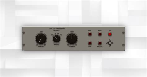 News Analog Obsession Launches Free Tube Preamp Plugin Mythpre