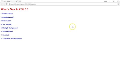Introduction To Css3 In Tamil Unanth Learnings Youtube