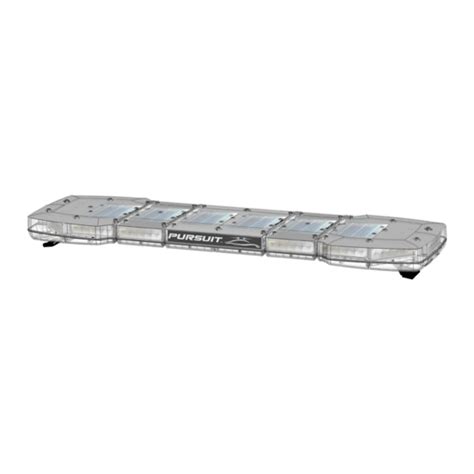 Code 3 Pursuit 25 Series Led Lightbar Manuals