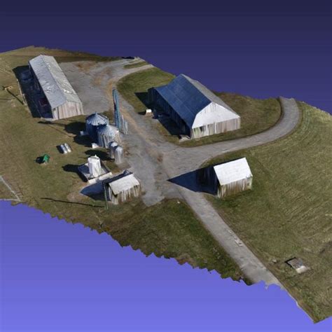 A 3d Reconstruction Produced From Drone Imagery Captured At The
