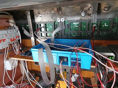 Noise On P RGB Module When Using Long Data Cable LEDs And Multiplexing Arduino Forum