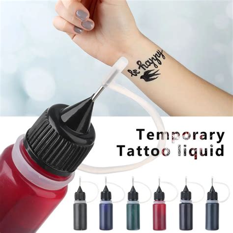 타투잉크 30ml 7 색 혼합 문신 잉크 영구 메이크업 문신 페인트 바디 아트 천연 식물 영구 안료 문신 잉크 세트 용품 핸드폰닷컴