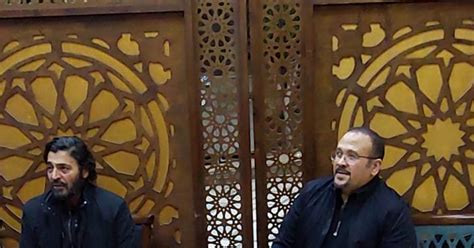مدحت صالح وحميد الشاعري وهشام عباس يقدمون واجب العزاء في المنتج علي