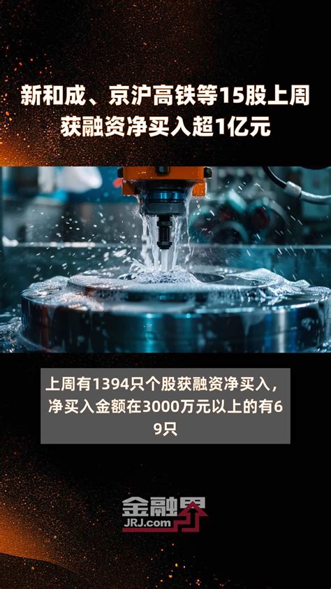新和成、京沪高铁等15股上周获融资净买入超1亿元 快报凤凰网视频凤凰网