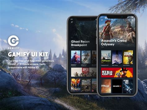 Gamify Free Ui Kit By Dilan Gunasekara On Dribbble