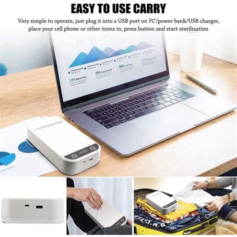 2pcs Ultraviolet Mobile Phone Disinfection Box Po Grandado