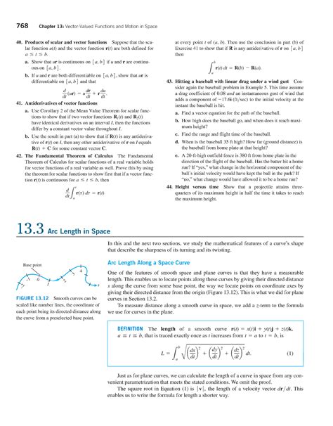 Math Ch Math Work Chapter Vector Valued Functions And