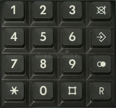 Push Button Dial Of Phone Stock Image Image Of Close 2153453