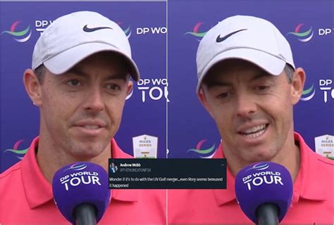 “wonder If Its To Do With The Liv Golf Merger” Fans React To Rory