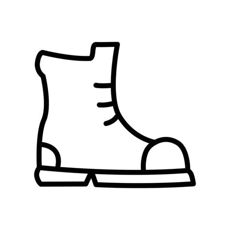 Safety Boot Icon Vector 19517730 Vector Art At Vecteezy
